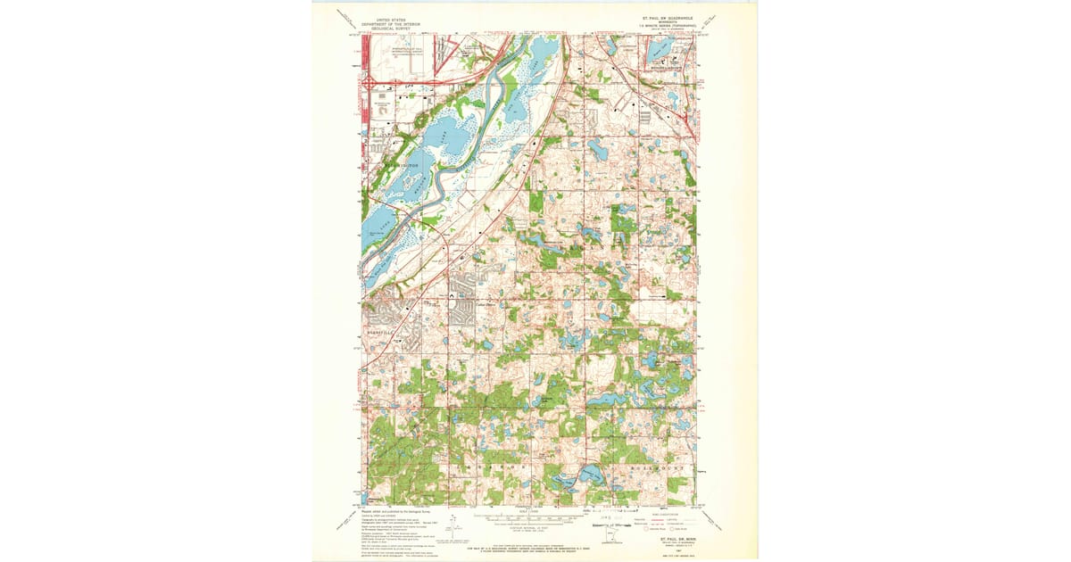 1960s Maps of Burnsville, MN | Pastmaps