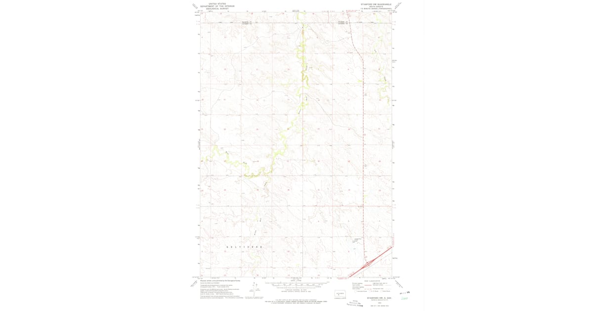 1970s Maps of Jackson County, SD | Pastmaps