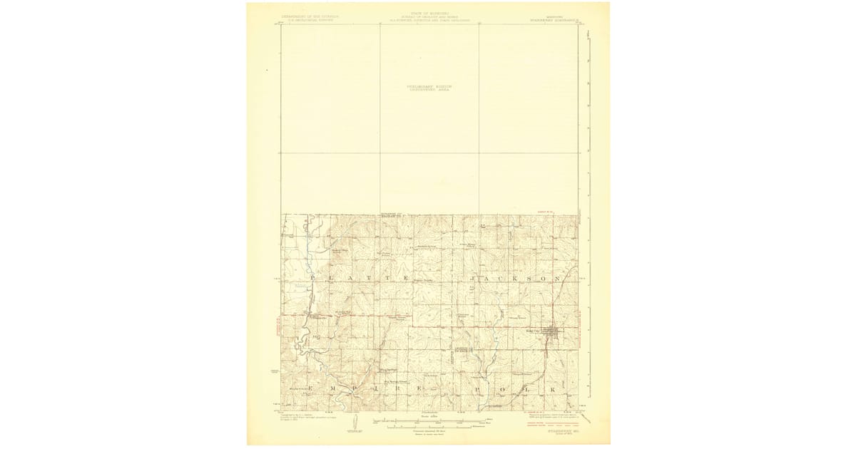 1925 Map of Stanberry, MO — High-Res | Pastmaps