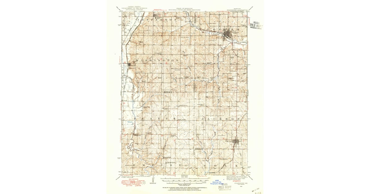 1930s Maps of Andrew County, MO | Pastmaps