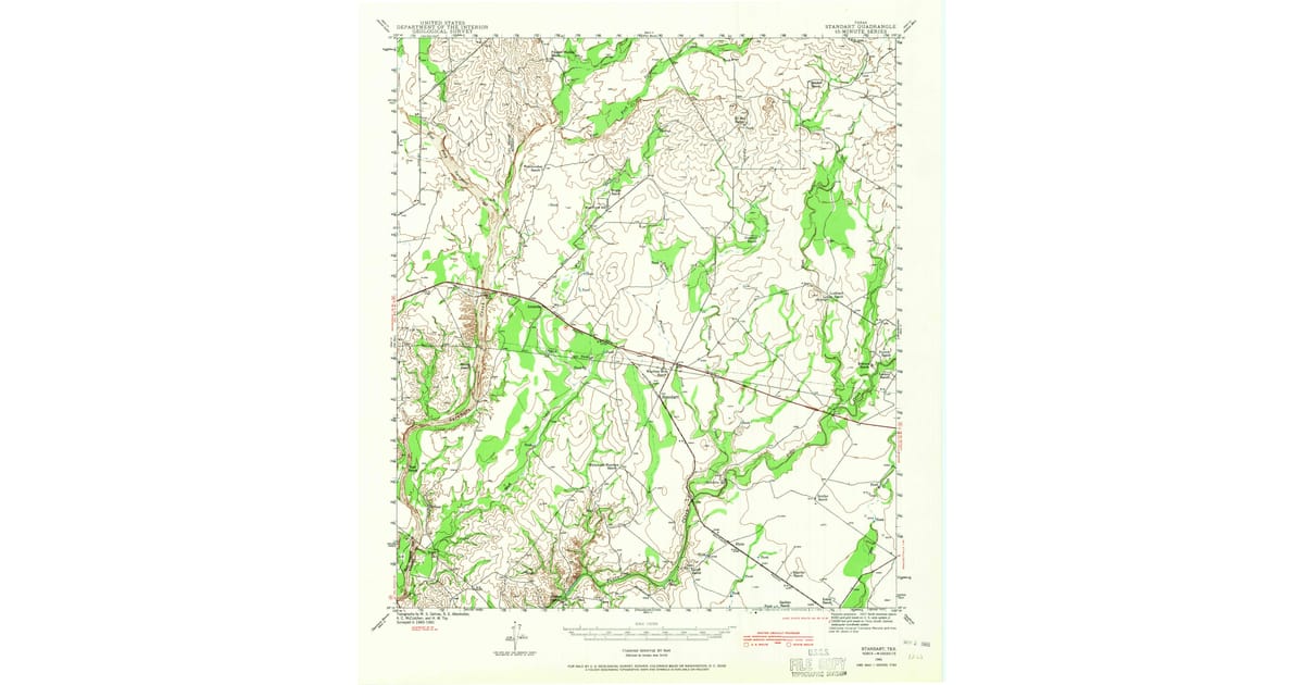 Old Maps of Val Verde County, TX for Academic Research | Pastmaps