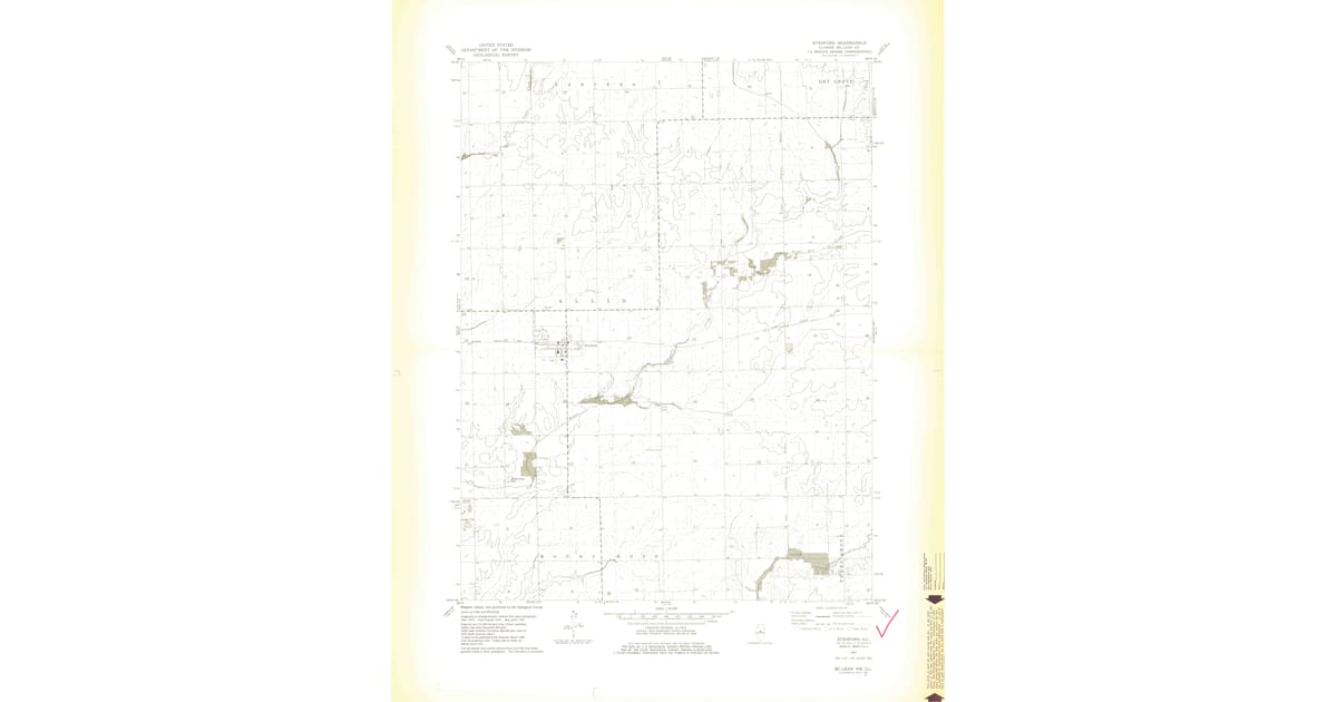 1981 Map of Stanford, IL — High-Res | Pastmaps