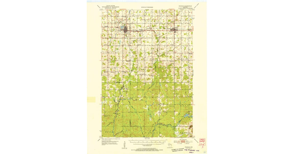 Old Maps of Stanley, WI | Pastmaps