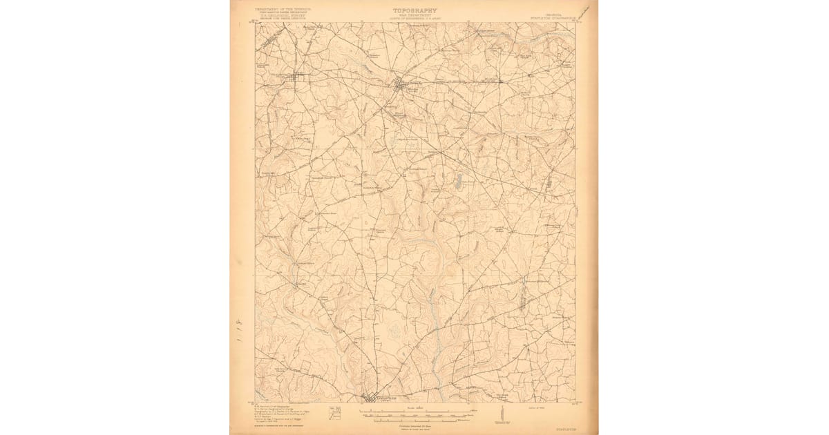 1920 Map of Stapleton, GA — High-Res | Pastmaps