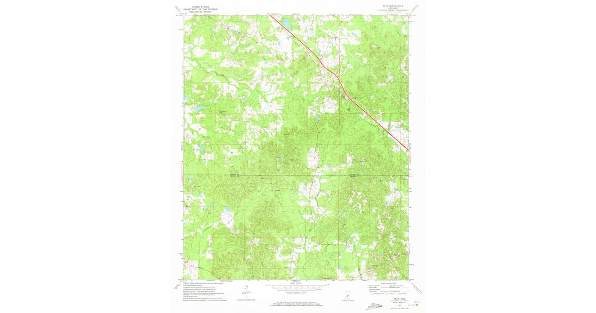 1971 Map of Star, Rankin County, MS — High-Res | Pastmaps