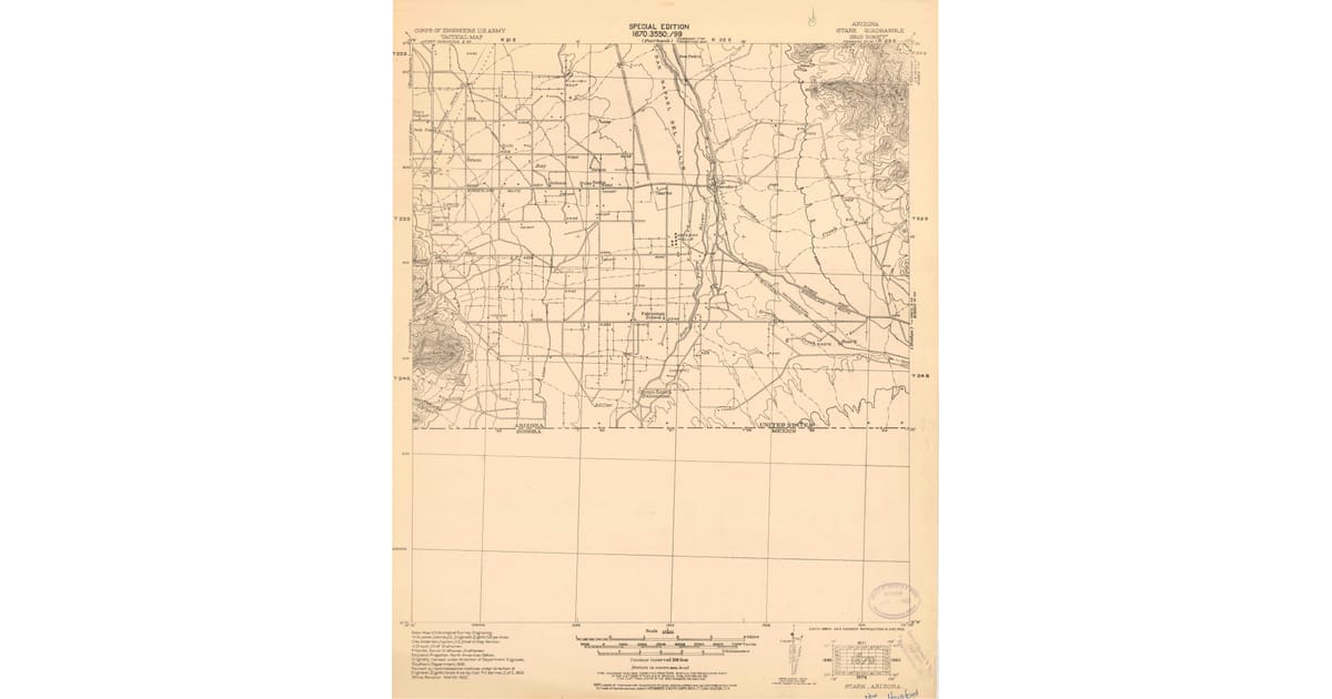 1930s Maps of Hereford, AZ | Pastmaps