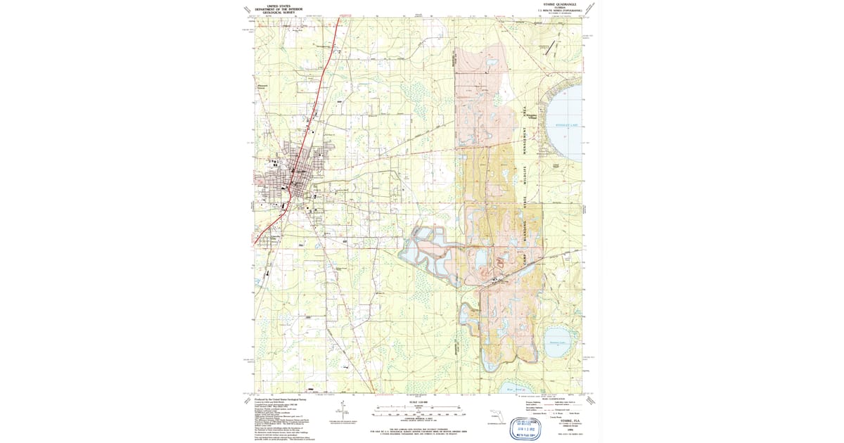 1990s Maps of Clay County, FL | Pastmaps
