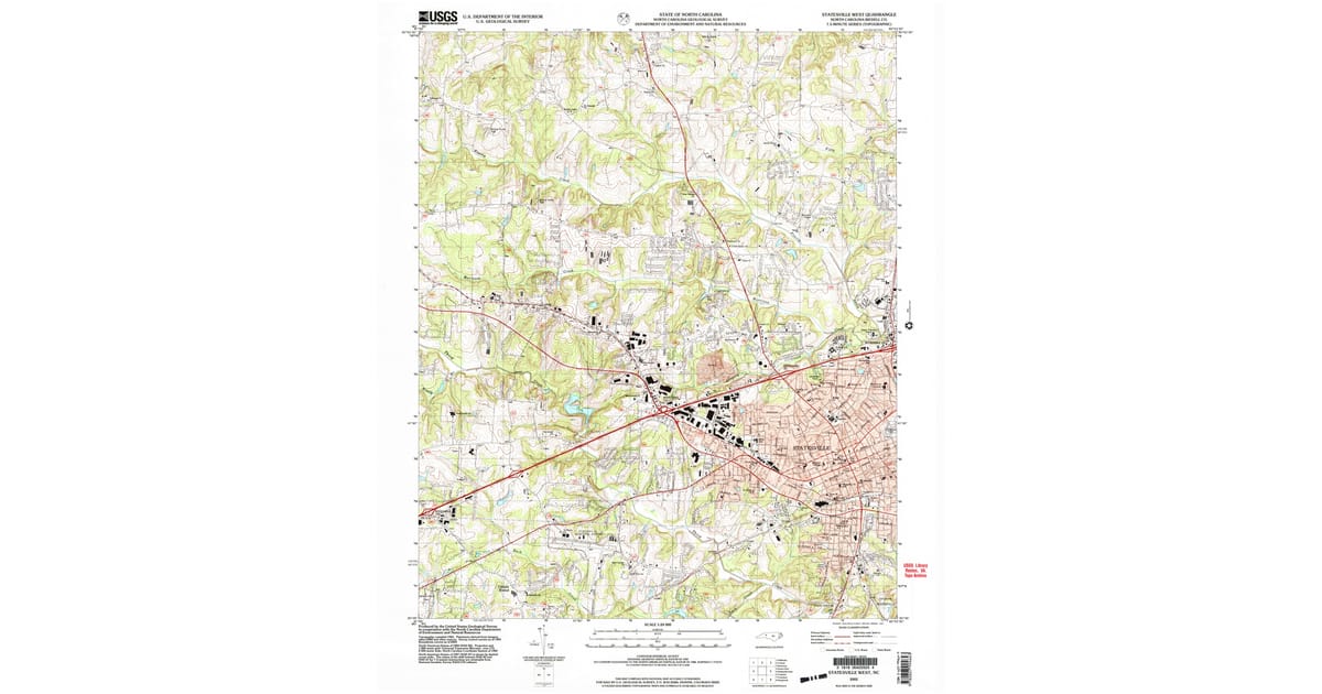 2000s (21st Century) Maps of Bloomfield, Statesville | Pastmaps