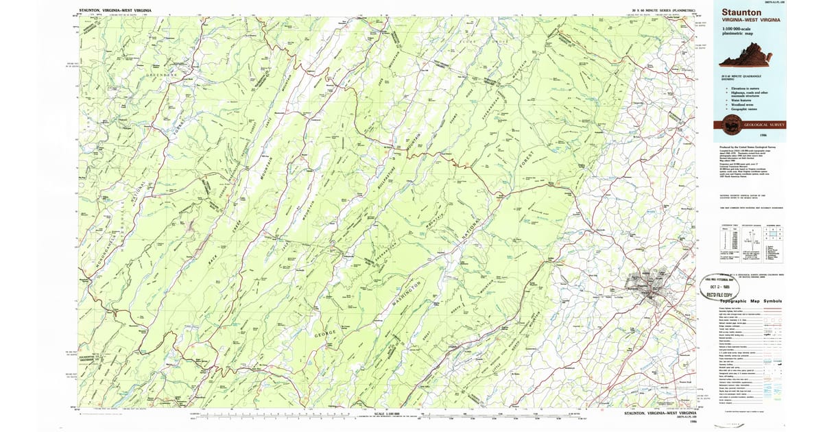 1980s Maps of Cass, WV | Pastmaps