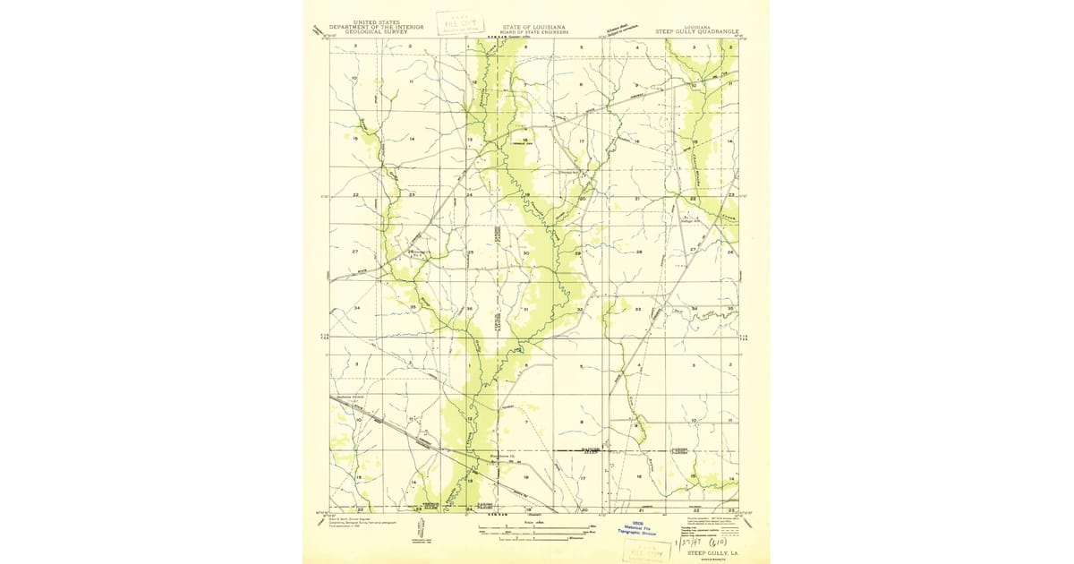 Old Maps of Elizabeth, LA | Pastmaps