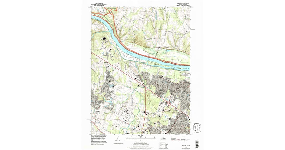 1990s Maps of River Crest, Loudoun County | Pastmaps