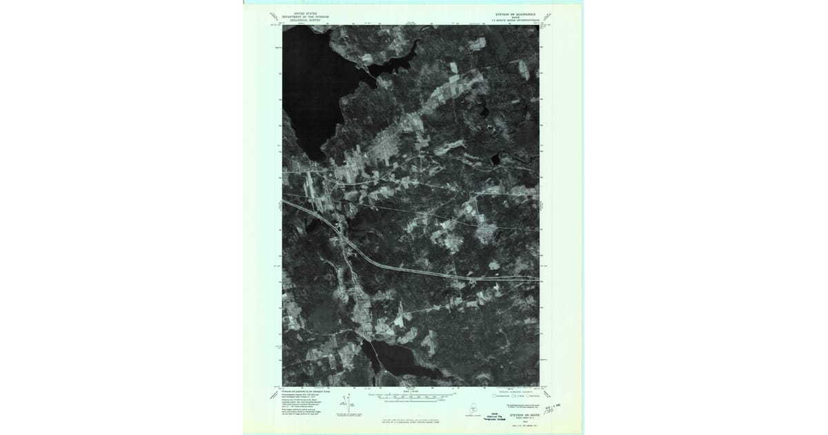 1970s Maps of Newport, ME | Pastmaps