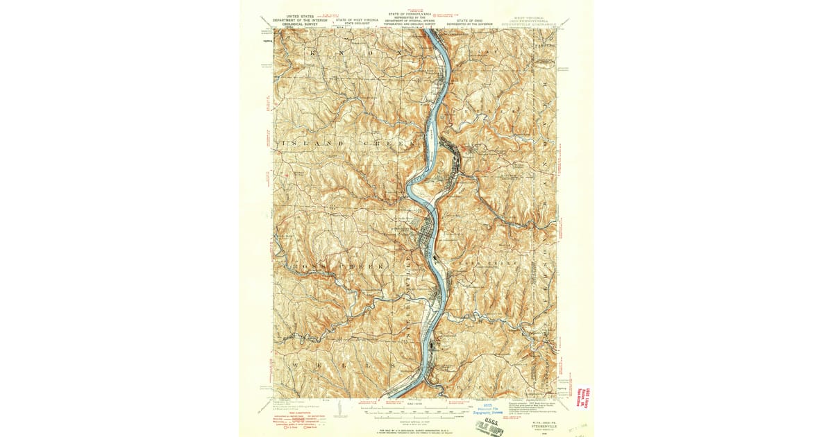 1930s Maps of Weirton, WV | Pastmaps