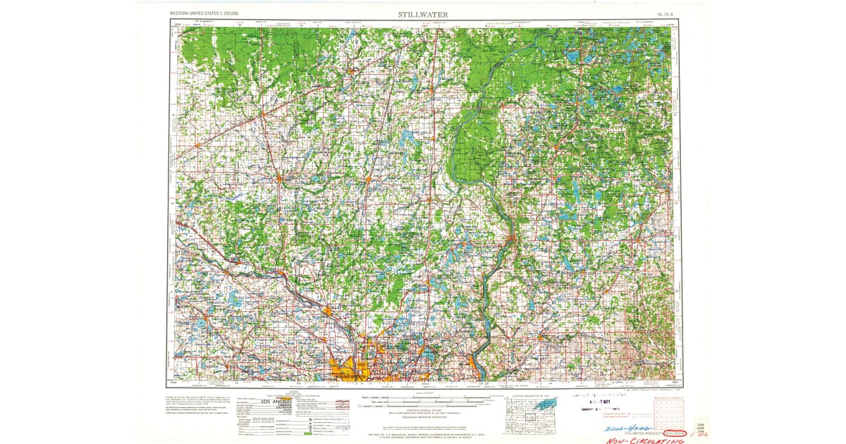 1955 Map of Stillwater, MN — High-Res | Pastmaps