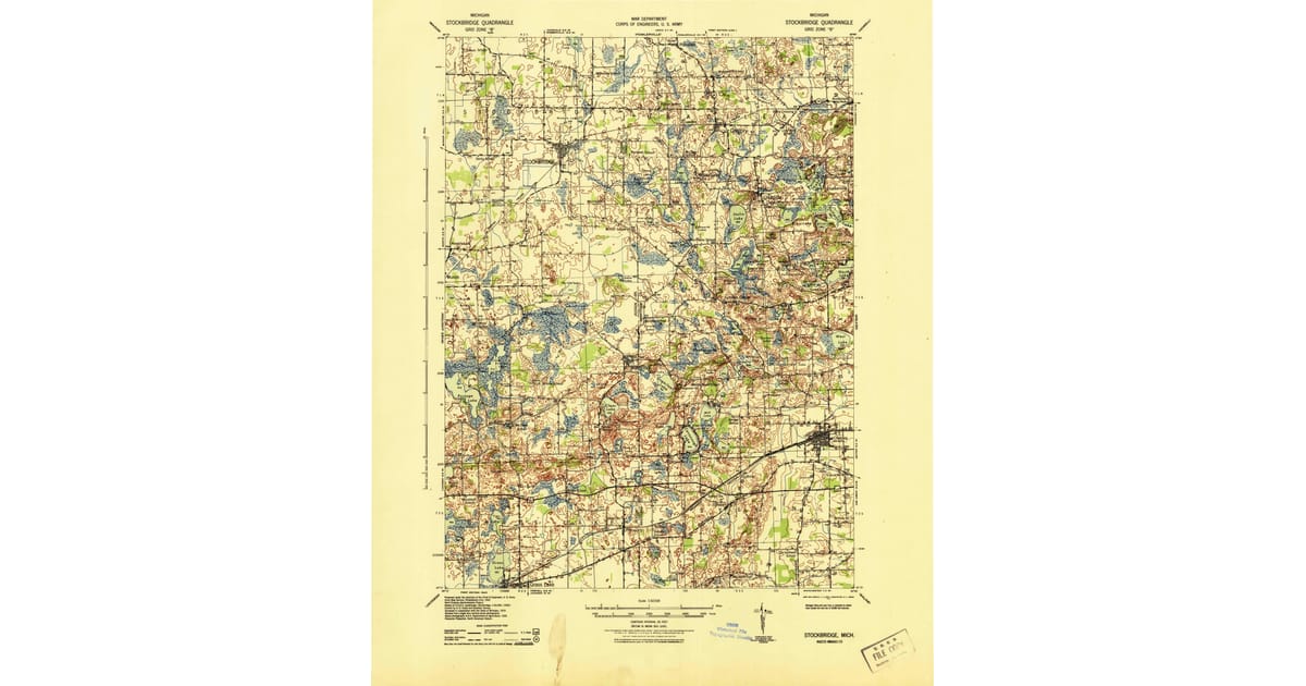 1940s Maps of Ingham County, MI | Pastmaps