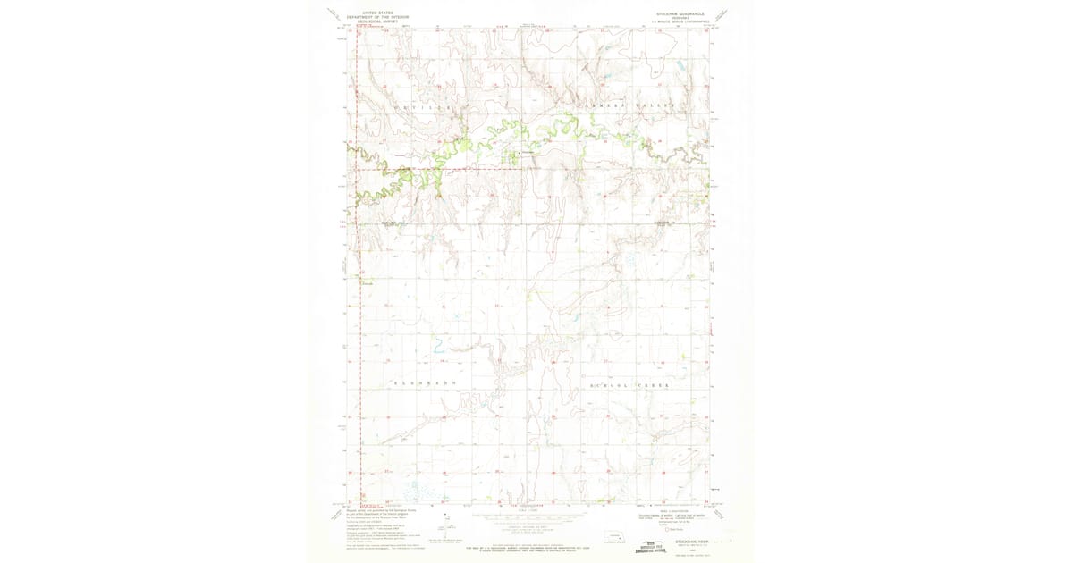 1969 Map of Stockham, NE — High-Res | Pastmaps