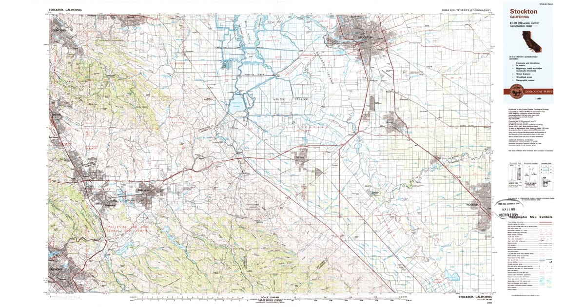 1980s Maps of Altamont, CA | Pastmaps