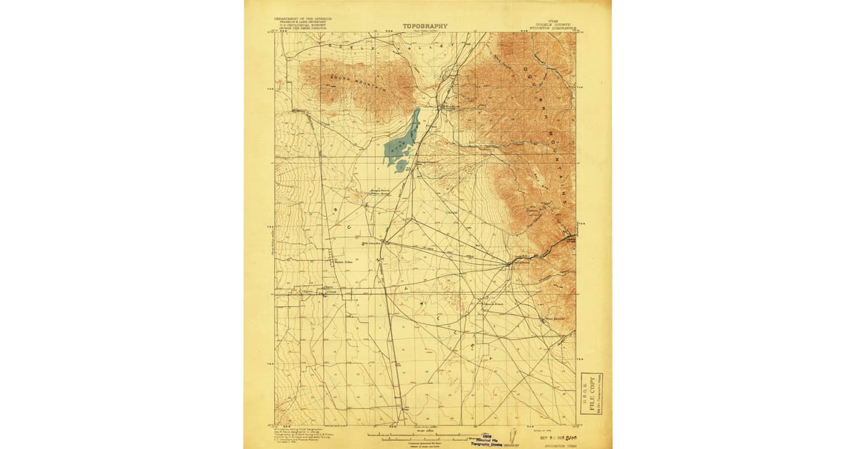 1918 Map of Stockton, UT — High-Res | Pastmaps