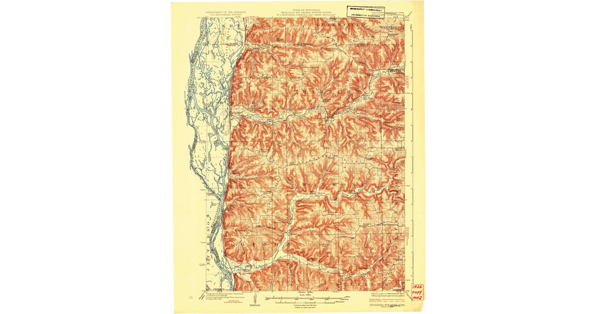 1926 Map of Stoddard, WI — High-Res | Pastmaps