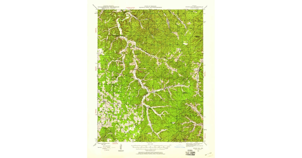 Old Historical Maps of Fawn, MO | Pastmaps