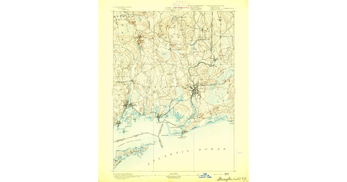 1890s Maps of White Rock, Westerly | Pastmaps