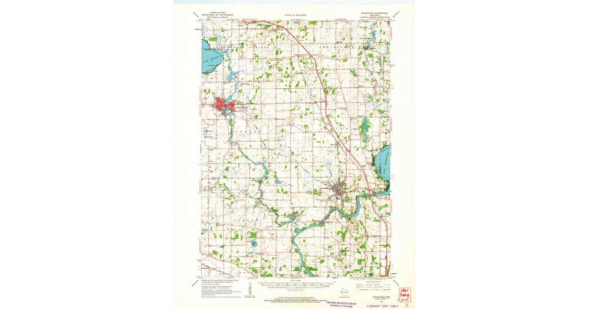 1960s Maps of Edgerton, WI | Pastmaps
