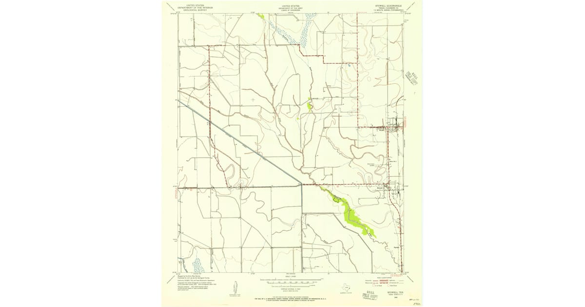 Old Maps of Winnie, TX | Pastmaps
