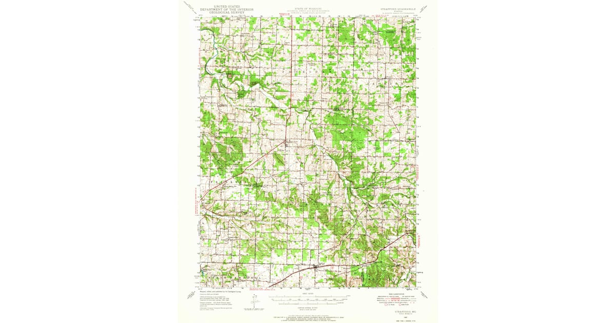 1947 Map of Strafford, MO — High-Res | Pastmaps
