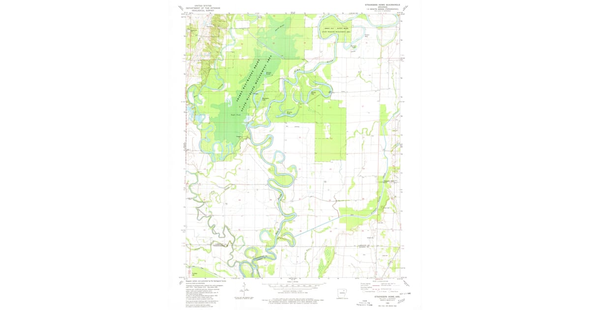 1980s Maps of Independence County, AR | Pastmaps