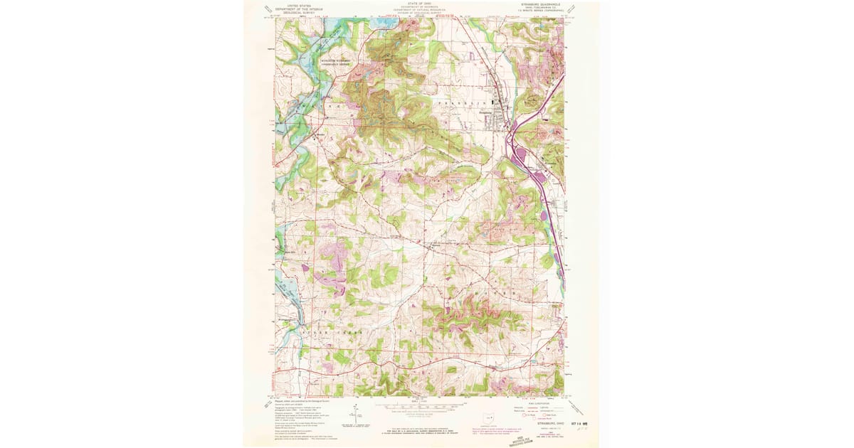 1960s Maps of Dover, OH | Pastmaps