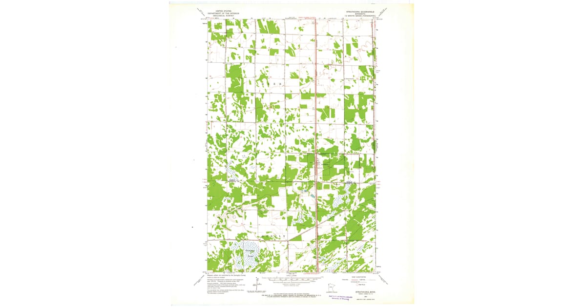 1960s Maps of Roseau County, MN | Pastmaps