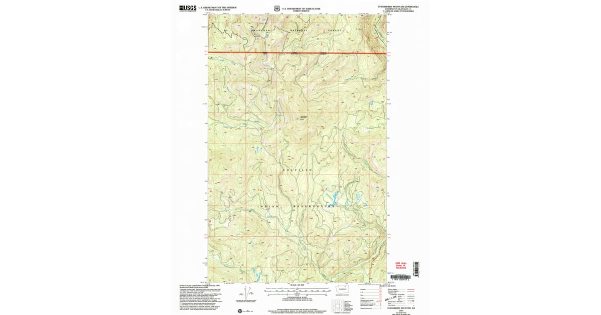 2000s (21st Century) Maps of Okanogan County, WA | Pastmaps