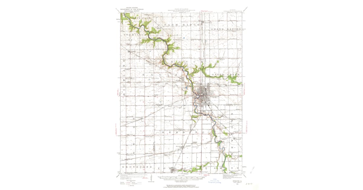 Old Maps of Grand Ridge, IL | Pastmaps