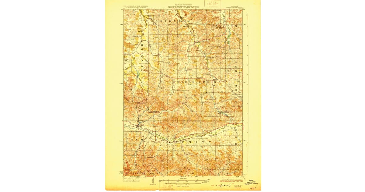 1930 Map of Strum, WI — High-Res | Pastmaps