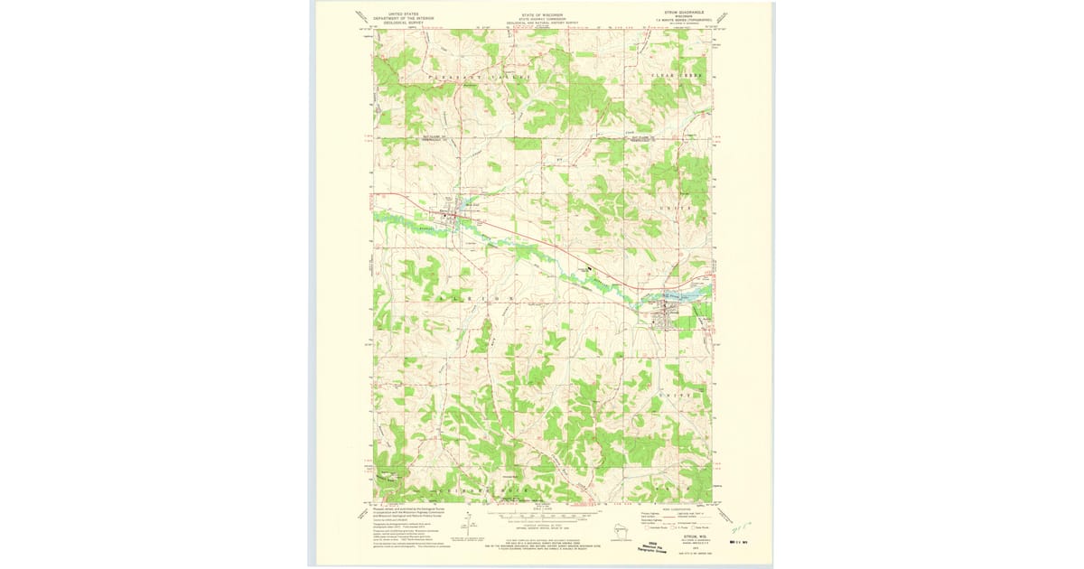 1970s Maps of Eleva, WI | Pastmaps