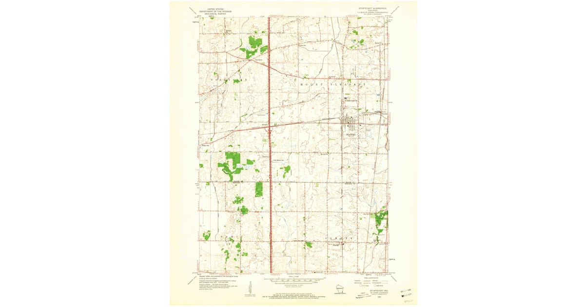 1959 Map of Sturtevant, WI — High-Res | Pastmaps