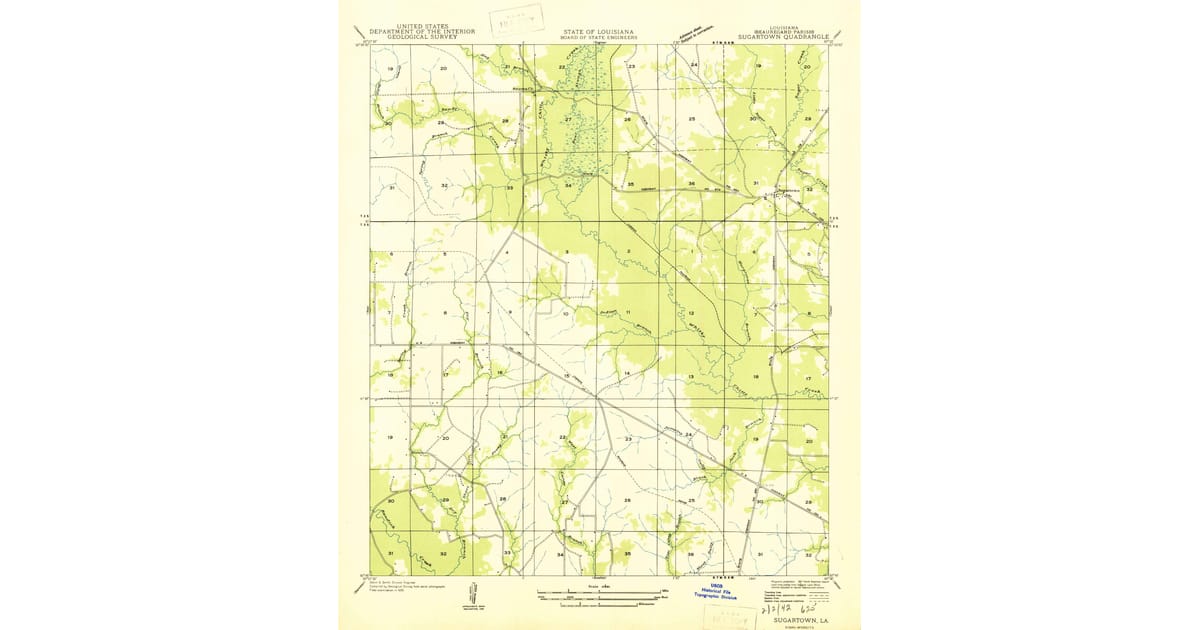 Old Maps of Kipling, LA | Pastmaps