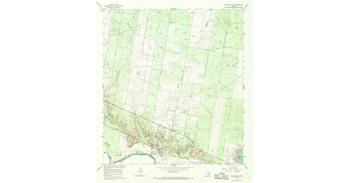 1965 Map of Sullivan City, TX — High-Res | Pastmaps