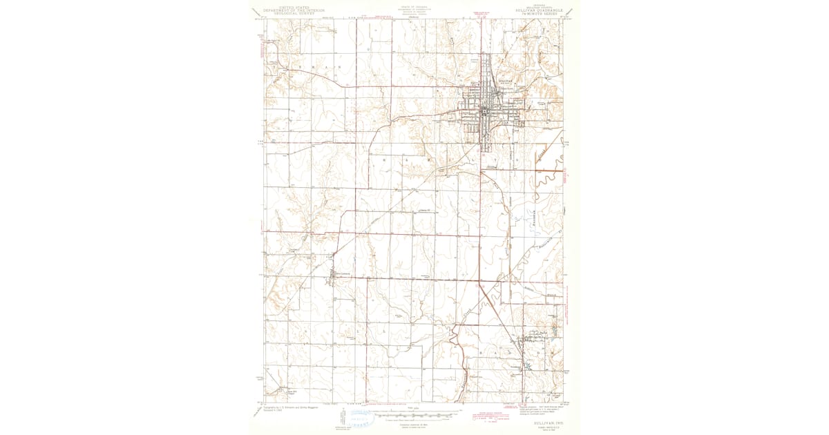 Old Maps of New Lebanon, IN | Pastmaps