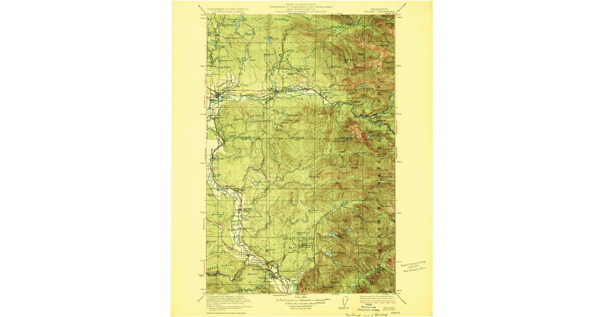 1923 Map of Sultan, WA — High-Res | Pastmaps