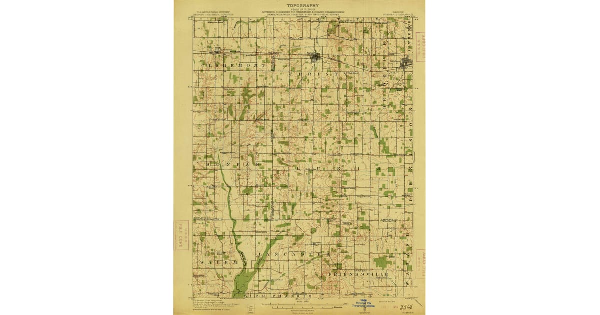 1913 Map of Sumner, IL — High-Res | Pastmaps