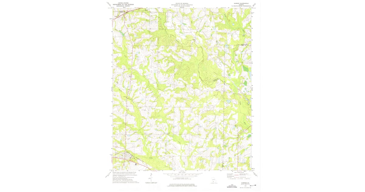 1970s Maps of Tift County, GA | Pastmaps