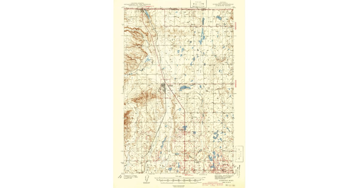 Old Maps of Kevin, MT | Pastmaps