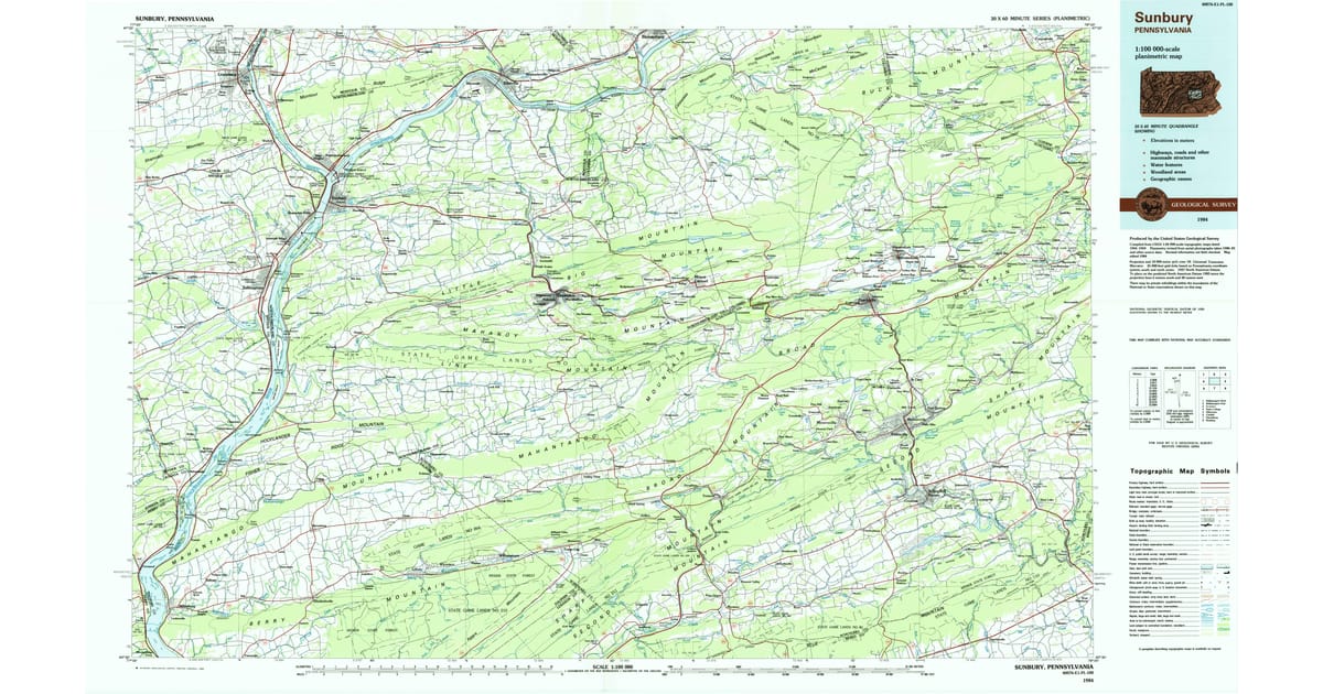 1980s Maps of Wayne Township, PA | Pastmaps