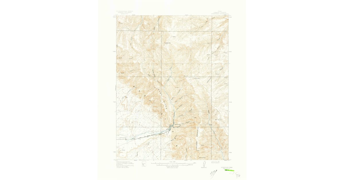 1915 Map of Sunnyside, Carbon County, UT — High-Res | Pastmaps