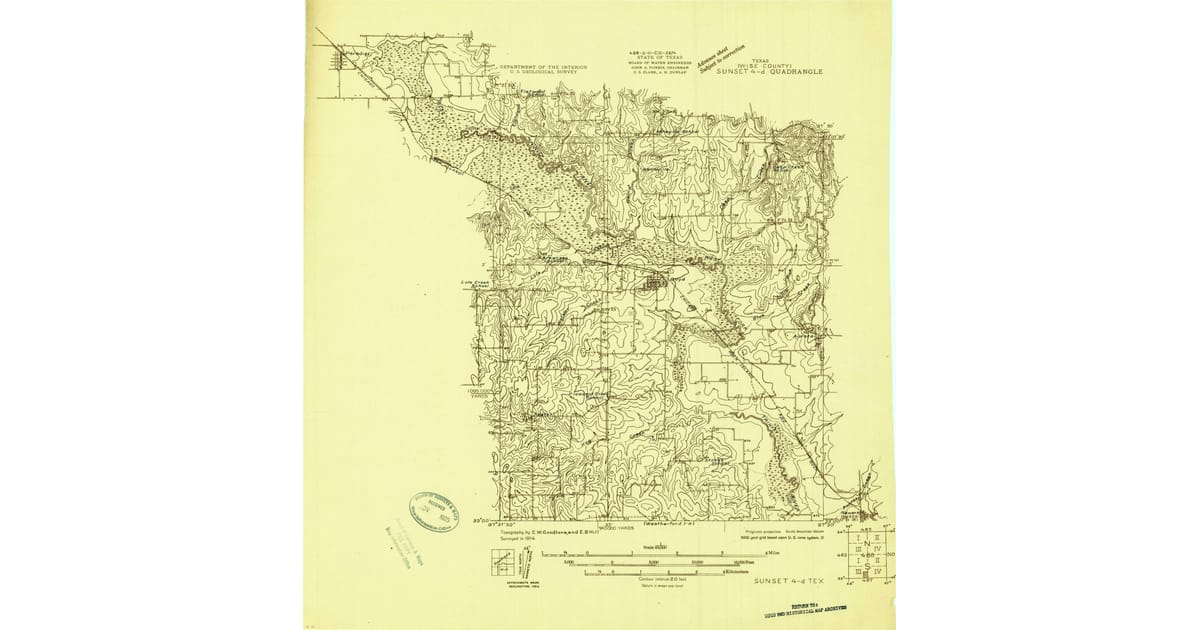 1900s (20th Century) Maps of Wise County, TX | Pastmaps