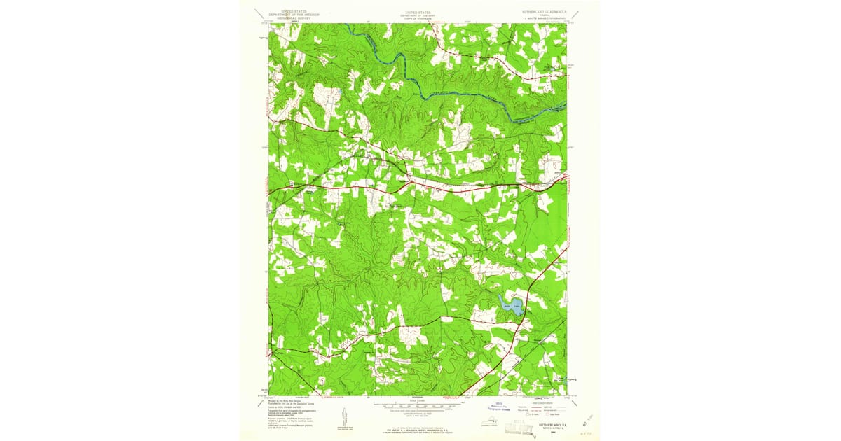 1940s Maps of Sandy Ridge, Chesterfield County | Pastmaps