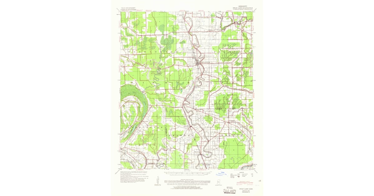 1930s Maps of Delta City, MS | Pastmaps