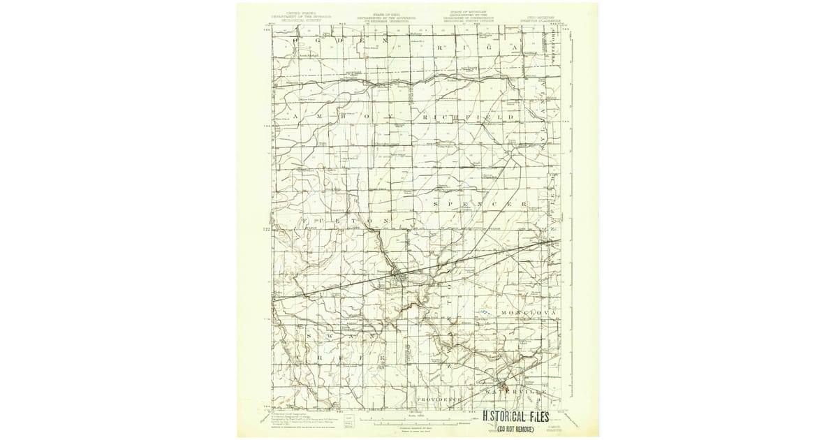 1914 Map of Swanton, OH — High-Res | Pastmaps