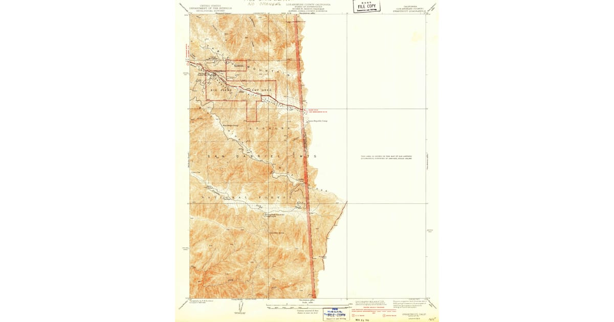 1941 Map of Swarthout, San Bernardino County, CA — High-Res | Pastmaps